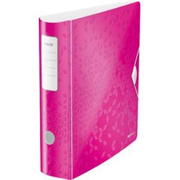 Leitz&reg; Ordner Active WOW, DIN A4, R&uuml;ckenbreite 82 mm, 5 St&uuml;ck, pink