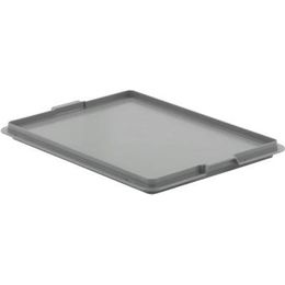 Sch&auml;fer Shop Verschlussdeckel EF-D 43 f&uuml;r Kasten im EURO-Ma&szlig;, grau
