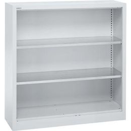 Sch&auml;fer Shop Sch&auml;fer Shop Select Regalschrank MS, 3 OH, B 1200 x T 400 x H 1215 mm, Stahlblech, Wei&szlig;aluminium