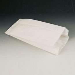 Faltenbeutel Papstar, Papier & gef&auml;delte Cellulose, wei&szlig;, F&uuml;llinhalt 1 kg, 240 x 110 x 60 mm, 1000 St&uuml;ck
