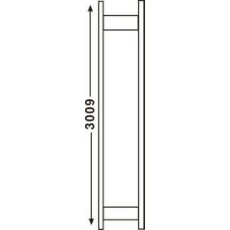 Sch&auml;fer Shop Regalsystem R 3000, Rahmen, H 2967 x T 300 mm