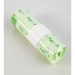 Bio-M&uuml;llbeutel Deiss, ecovio-Kunststoff, kompostierbar, fl&uuml;ssigkeitsdicht, 50 St. 20 l