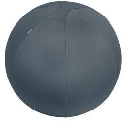 Sitzball Leitz Ergo Cosy, St&auml;rkung der R&uuml;cken- und Rumpfmuskulatur, Stoff&uuml;berzug, ⌀ 650 mm, grau