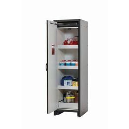 Sicherheitsschrank Typ 30 ASECOS Q-CLASSIC-30, Fl&uuml;gelt&uuml;r, Anschlag links, Front Sicherheitsgelb, B 564 x T 620 x H 1947 mm