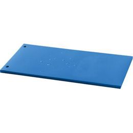 Trennstreifen-Folien, Polypropylen, unifarben, 100 St&uuml;ck, blau