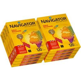 Kopierpapier NAVIGATOR Colour Documents, DIN A4, 120 g/m², hochweiß, 2000 Blatt