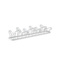 B&uuml;gelparker WSM, 2-seitig, f&uuml;r Reifen bis B 55 mm, B 2100 x T 3200 x H 415 mm, Stahl feuerverzinkt, 12 Einstellpl&auml;tze, montiert