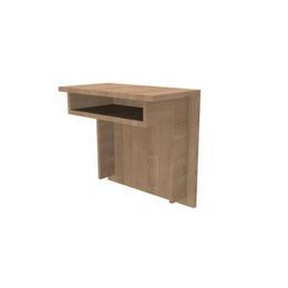 Counter-Element f&uuml;r Empfangstheke Basic C, verschiebbar, mit Ablagefach, B 670 x T 360 x H 620 mm, Gesamhh&ouml;he auf Wange 1100 mm, Kirsche-Romana
