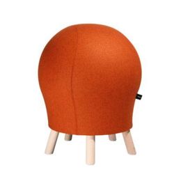 Topstar Hocker Sitness Alpine, mit integriertem Gymnastikball, Bezug 75 % Schurwolle, orange