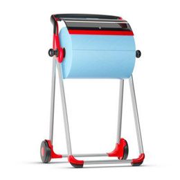 Tork Bodenst&auml;nder + 1 Rolle, gratis, schwarz/rot