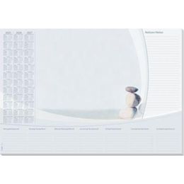 Sigel Schreibunterlage "Harmony" 30 Blatt, Kalendarium 2025/2026/2027, 80 g/m&sup2;