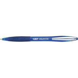 BIC&reg; Atlantis&reg; Druckkugelschreiber Soft, blau, 12 St&uuml;ck