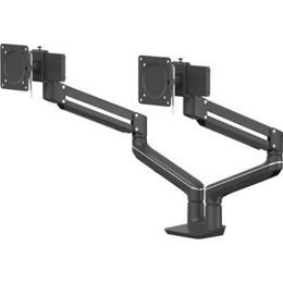 Monitorarm Fellowes&reg; Tallo&trade;, f&uuml;r 2 Displays bis 40" & je bis 9 kg, h&ouml;henverstell-/dreh-/schwenk-/neigbar, Gasfeder, Kabelf&uuml;hrung, Tischklemme, schwarz