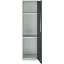 Sch&auml;fer Shop Sch&auml;fer Shop Genius Mehrzweckschrank FS, modular, individuell erweiterbar, 2 Fachb&ouml;den, bis 250 kg, B 545 x T 520 x H 1950 mm, Stahl, lichtgrau/anthrazitgrau
