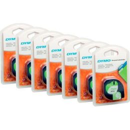 Dymo&reg; Schriftbandkassetten 91220, Papier, 12 mm, 6 + 1 GRATIS