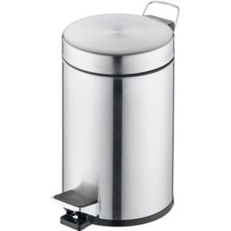 Tretabfalleimer aus Edelstahl, &oslash; 230 x H 295 mm, 5 l