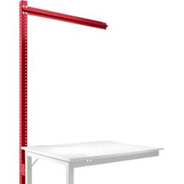 Manuflex Aufbauportal f. Ansatztisch STANDARD Arbeitstisch-/Werkbanksystem UNIVERSAL/PROFI, 1250 mm, rubinrot