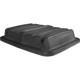 Deckel f&uuml;r Transportwanne Rubbermaid Cube Truck, passend f&uuml;r Cube Truck 0,6 m&sup3;, L 1231 x B 863 mm, schwarz