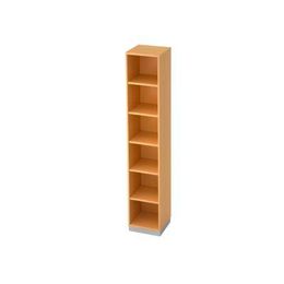 Regal, 6 OH, B 400 x T 400 mm, Buche-Dekor