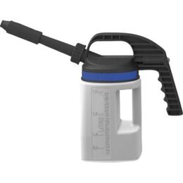 ASECOS Abf&uuml;llkanne, Polyethylen, mit Auslauf kurz/lang, 2 l Volumen