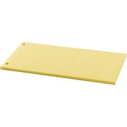 Trennstreifen-Folien, Polypropylen, unifarben, 100 St&uuml;ck, gelb