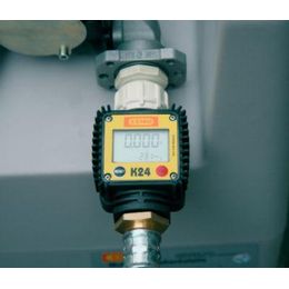 Digitaler Durchflussz&auml;hler K24 f&uuml;r mobile Tankstellen CEMO DT-Mobil Easy 200 l, Durchflussmenge 40 l/min, Kunststoff, schwarz-gelb