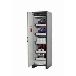 Sicherheitsschrank Typ 30 ASECOS Q-CLASSIC-30, Fl&uuml;gelt&uuml;r, Anschlag links, Front Sicherheitsgelb, B 564 x T 620 x H 1947 mm