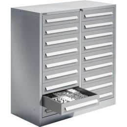Sch&auml;fer Shop Sch&auml;fer Shop Select Schubladenschrank SF 180, 18 Sch&uuml;be, wei&szlig;aluminium RAL 9006 wei&szlig;aluminium RAL 9006