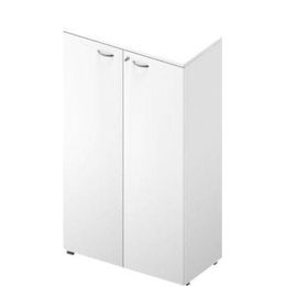 Schrank ARLON OFFICE, 4 Ordnerh&ouml;hen, abschlie&szlig;bar, B 900 x T 450 x H 1600 mm, wei&szlig;/wei&szlig;