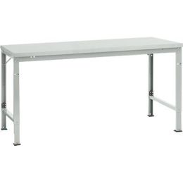 Manuflex Grundtisch UNIVERSAL Spezial, 1750 x 1000 mm, Kunststoff lichtgrau, lichtgrau