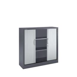 Sch&auml;fer Shop Sch&auml;fer Shop Select Rollladenschr&auml;nke, 3 Ordnerh&ouml;hen, B 1200 mm, graphit/alusilber