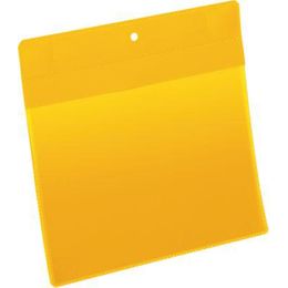 Durable Neodym-Magnettaschen B 210 x H 148 mm (A5 quer), 10 St&uuml;ck, gelb