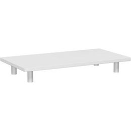 Aufsatzplatte PALENQUE, f&uuml;r Schrank B 800 mm, B 800 x T 400 x H 105 mm, lichtgrau