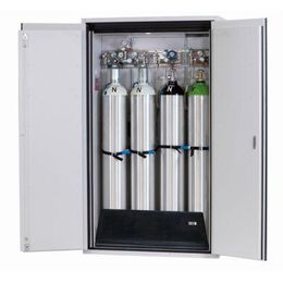 ASECOS Druckgasflaschenschrank G-ULTIMATE-90 Standard, Doppelfl&uuml;gelt&uuml;r, 4x 50 l Flaschen, B 1198 x T 615 x H 2050 mm