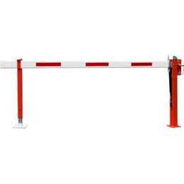 Wegesperre mit Gasdruckfeder, feste Auflagest&uuml;tze, 4330 mm