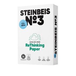 Recyclingpapier STEINBEIS №3, DIN A4, 80 g/m&sup2;, naturwei&szlig;, 2500 Blatt