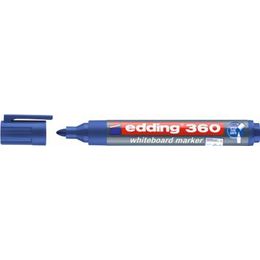 Edding Whiteboard Marker 360, Rundspitze, 10 St&uuml;ck, blau