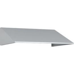 Schr&auml;gdachaufsatz f&uuml;r C+P Schlie&szlig;fachschrank Resisto, Neigung von 26&deg;, B 772 x T 640 x H 230 mm, Stahl, lichtgrau RAL 7035