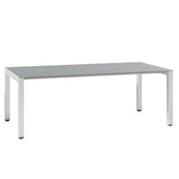 Schreibtisch SOLUS PLAY, 4-Fu&szlig;, h&ouml;henverstellbar, B 2000 x T 1000 x H 720 - 820 mm, Ceramic grey
