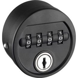 C+P Mechanisches Zahlenschloss WF 1401, vierstellig, schwarz