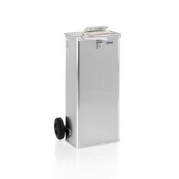 Datenentsorgungsbeh&auml;lter D1009/120 H, Inhalt 120 L, mit R&auml;dern, Schlitz 420 x 27 mm