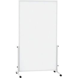 Fahrbares Whiteboard Maulsolid easy2move, Stahlblech, wei&szlig; beschichtet, magnethaftend B 1000 x H 1800 mm
