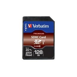 Verbatim Speicherkarte SDHC/SDXC Premium, Speicherkapazit&auml;t 128 GB