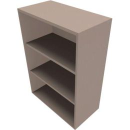 Regal SOLUS PLAY, 3 Ordnerh&ouml;hen, B 800 x T 420 x H 1122 mm, Stone grey