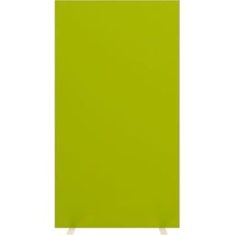 Trennwand Raumtrenner PAPERFLOW, mit Schallschutz-Schaumvlies, B 940 mm, gr&uuml;n