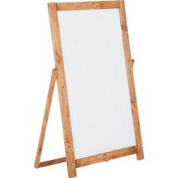 Updated Update Display Infotafel FLOOR, magnethaftend, Whiteboard, klappbare R&uuml;ckenst&uuml;tze, Kiefernholz, 440 x 770 mm
