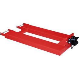 Bauer Rangierhilfe RH-RM, mit Anh&auml;ngerkupplung, bis 650 kg, L 1465 x B 650 x H 270 mm, lackiert, feuerrot RAL 3000