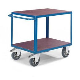 ROLLCART Tischwagen, 2 Ladefl&auml;chen, 1600 x 800 mm, Tragkraft 1200 kg