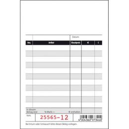 Sigel&reg; Kassenblock KC620 100 x 165 mm, 2 x 50 Blatt