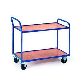 ROLLCART Tischwagen mit 2 Etagen, 790 x 490 mm